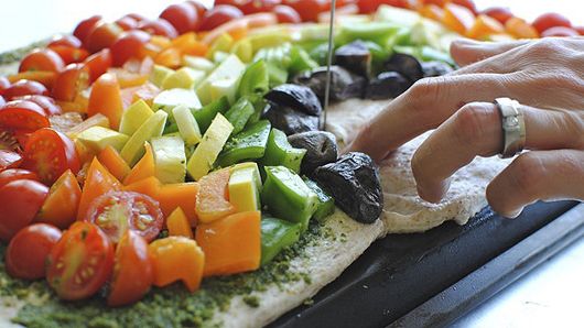 Rainbow Pizza Recipe - Tablespoon.com