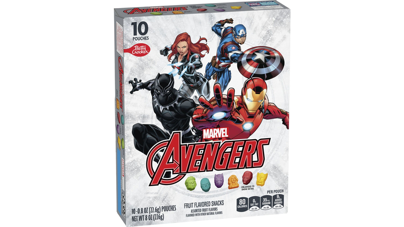 Betty Crocker™ Fruit Flavored Snacks Avengers - BettyCrocker.com
