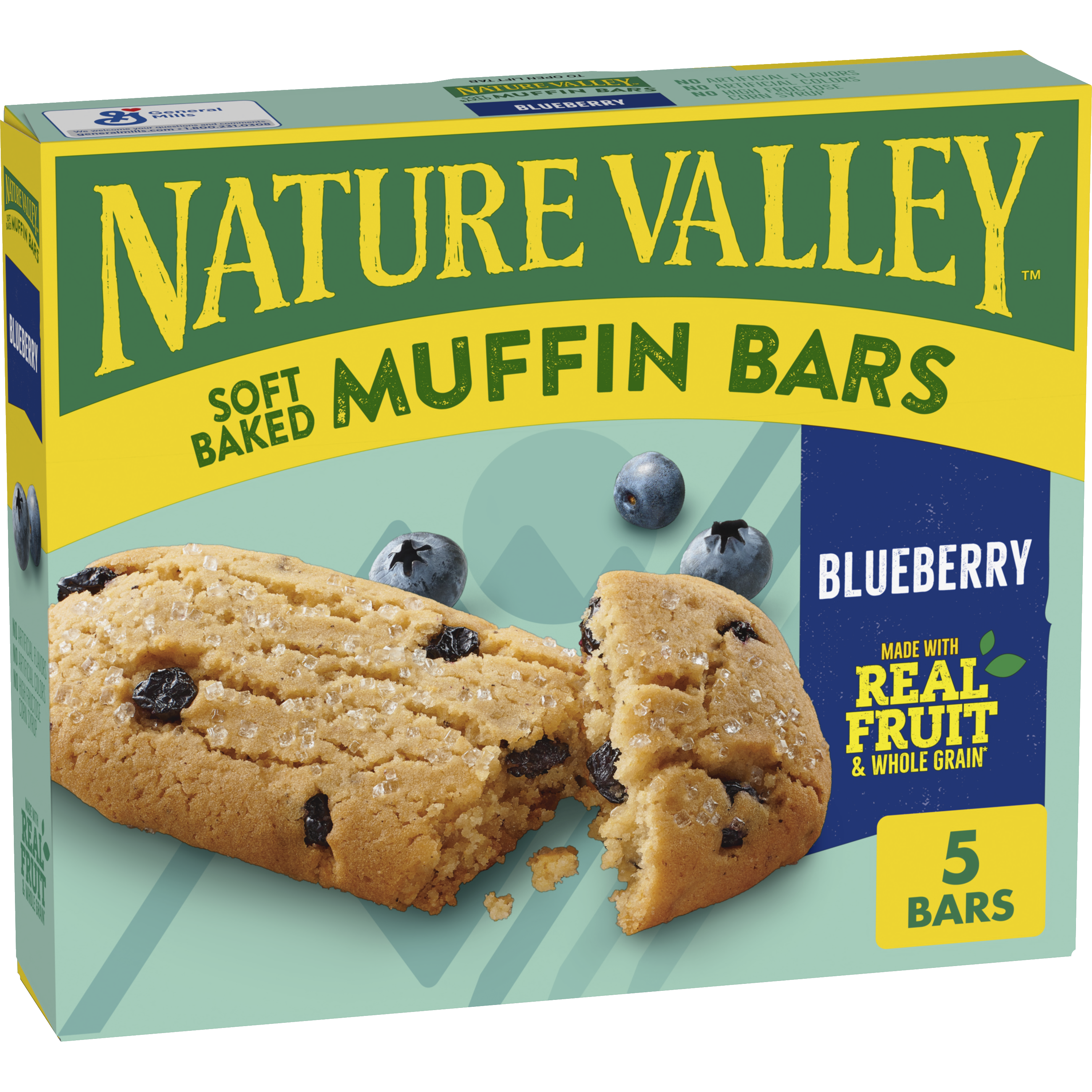 Blueberry Soft Baked Muffin Bars | Muffin Bars | Nature Valley