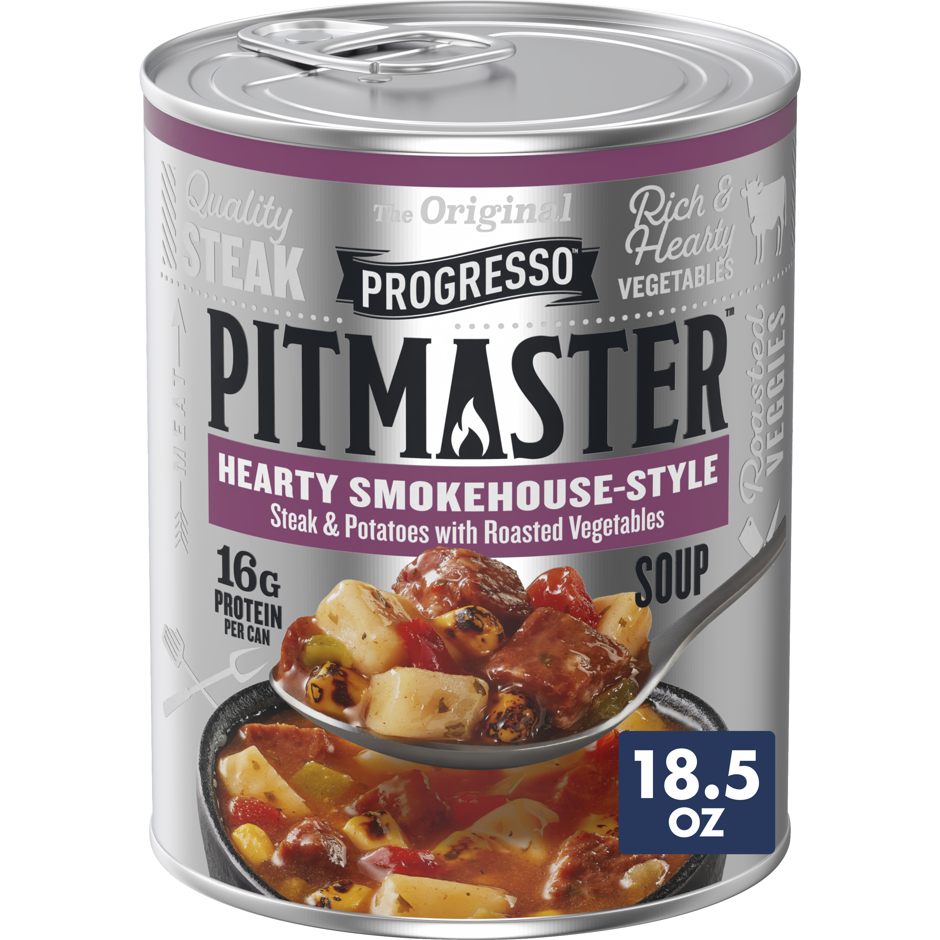 Pitmaster Hearty Smokehouse-Style Steak & Potatoes with Roasted Vegetables | Progresso