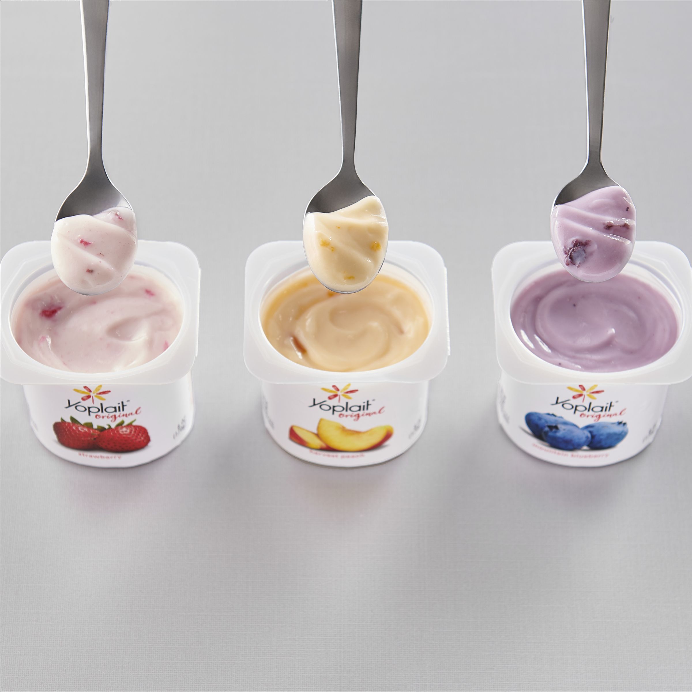 Yoplait® Original Yogurt Single Serve Cup Variety Pack Peach ...