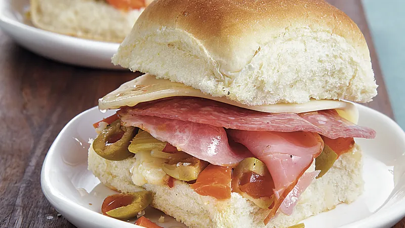 Mini Muffulettas Recipe - BettyCrocker.com