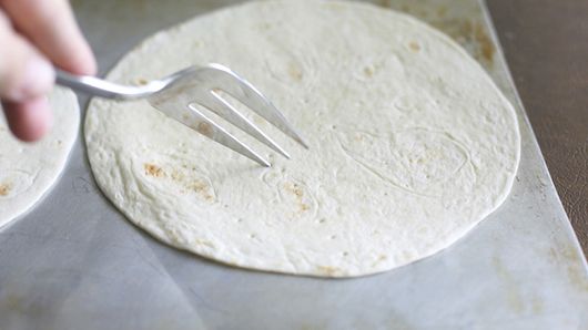 Open-Faced Enchilada Veggie Quesadillas Recipe - Tablespoon.com