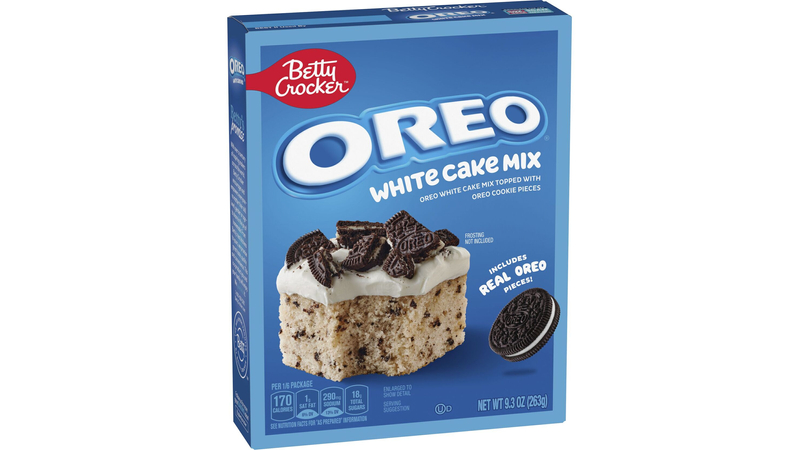 Betty Crocker OREO White Cake Mix, White Cake Baking Mix With OREO ...