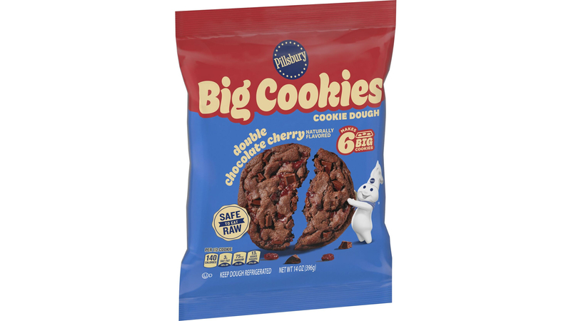 Pillsbury™ Big Cookies Double Chocolate Cherry Cookie Dough - Pillsbury.com