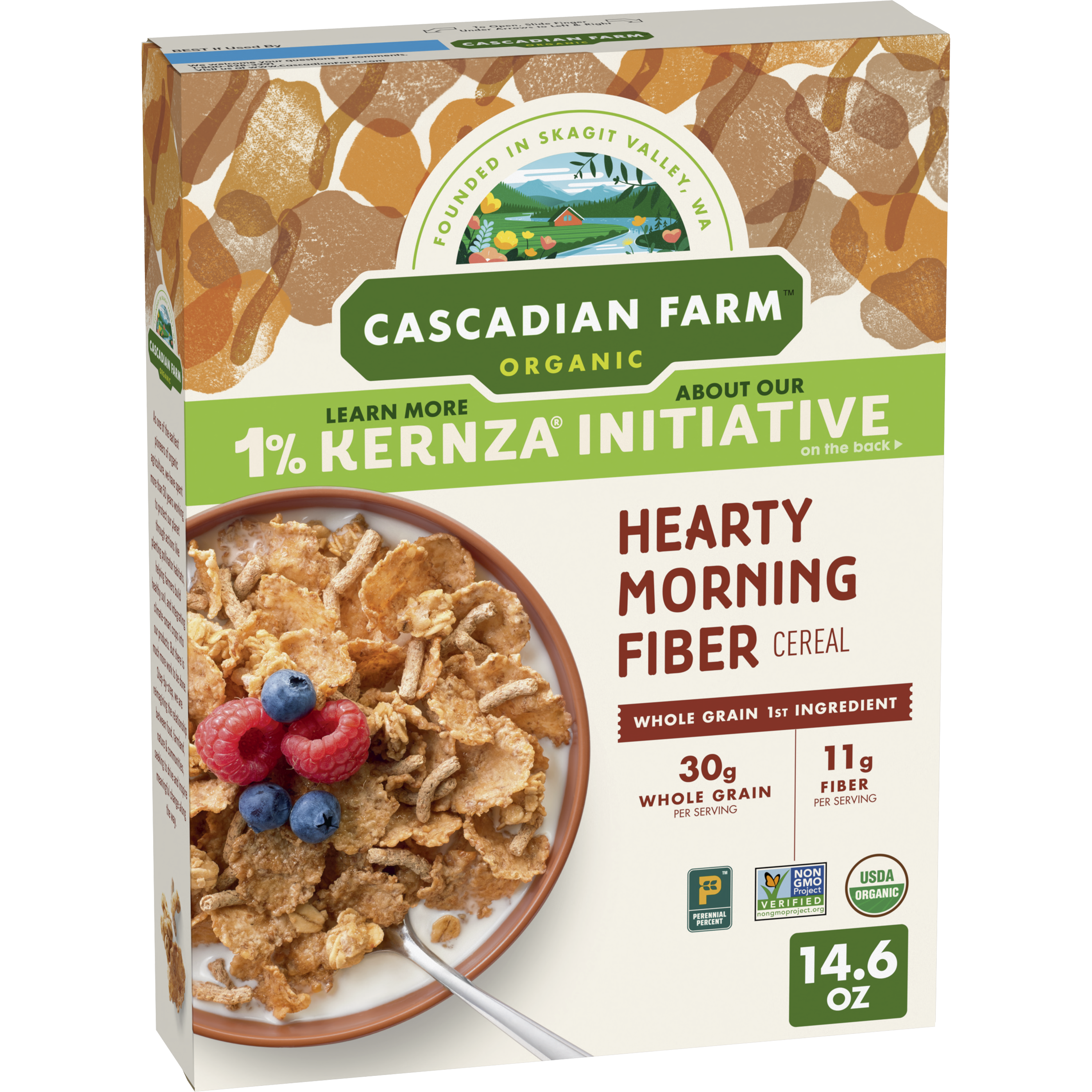 Hearty Morning Fiber Cereal Cascadian Farm Organic