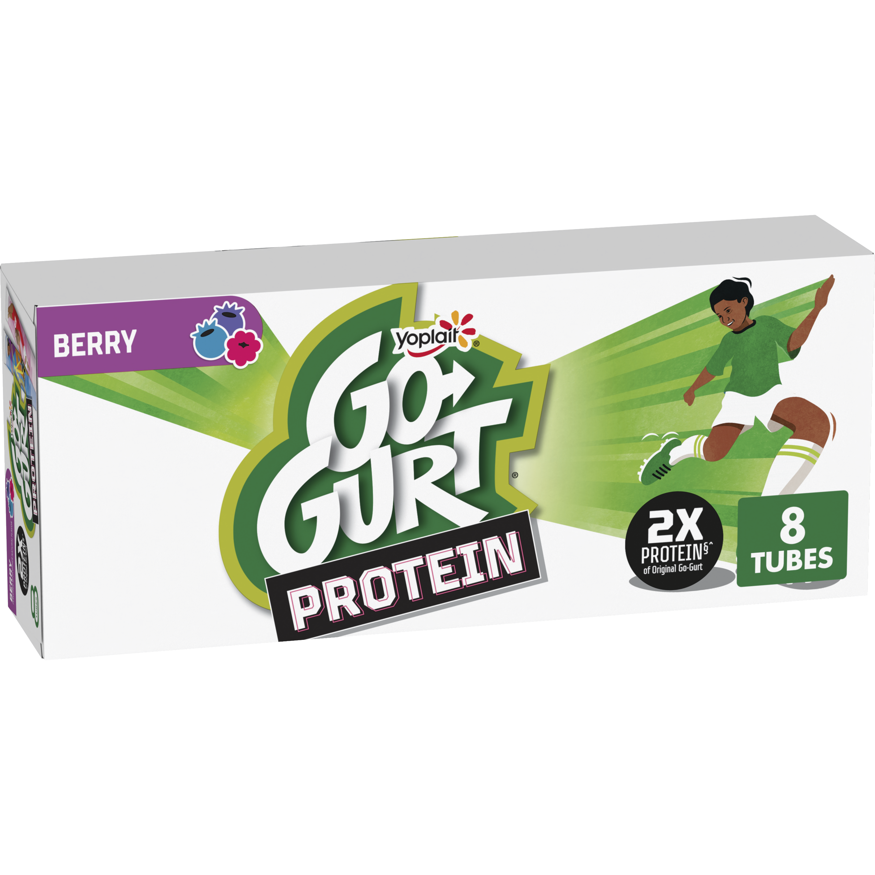 Berry Go-GURT Protein Kids Yogurt Tubes 8 Pack