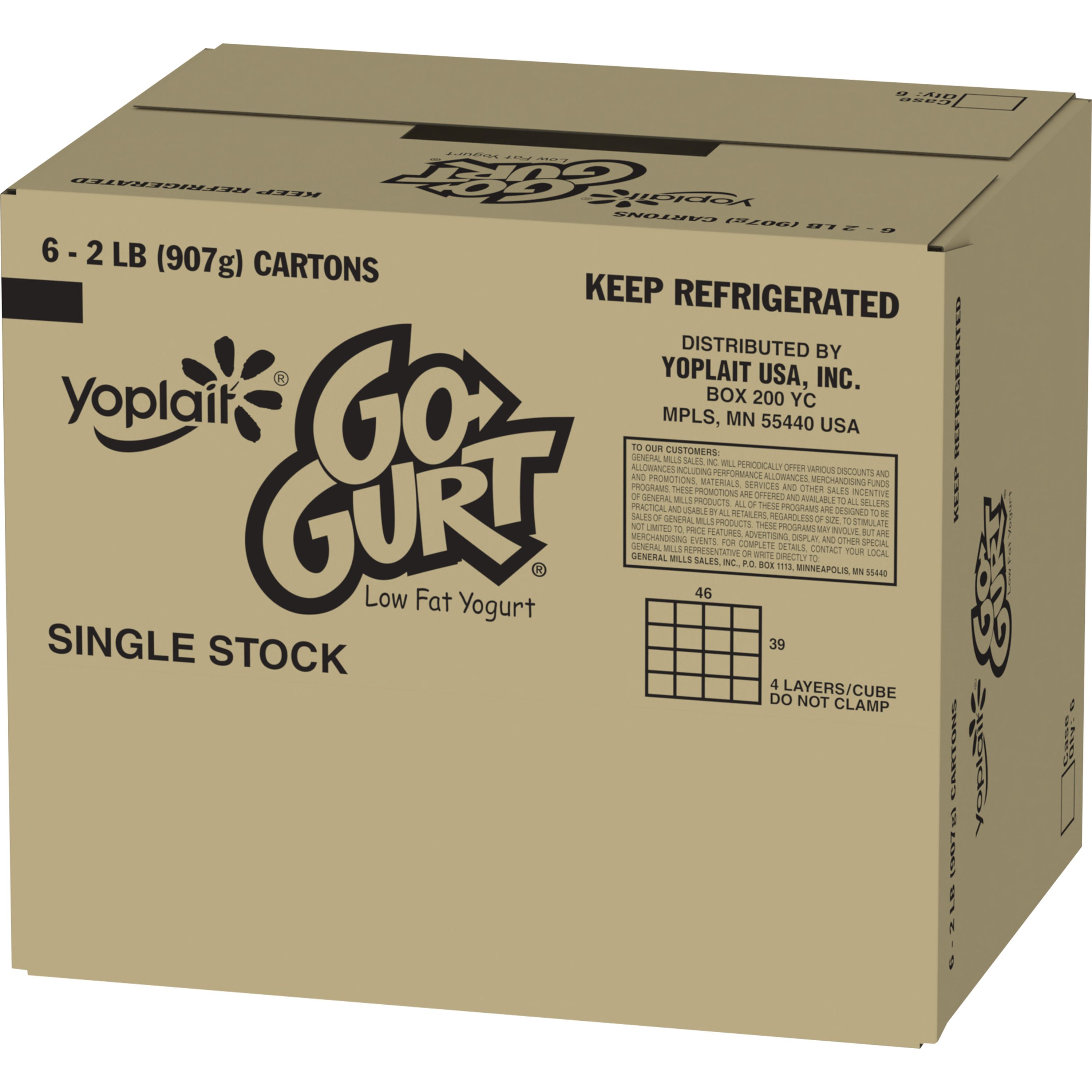 Yoplait ® Simply Go-Gurt® Yogurt Single Serve Tube Mixed Berry (96 ct) 2oz