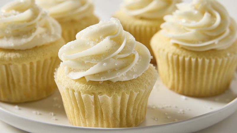 Vanilla Cupcakes Recipe - BettyCrocker.com