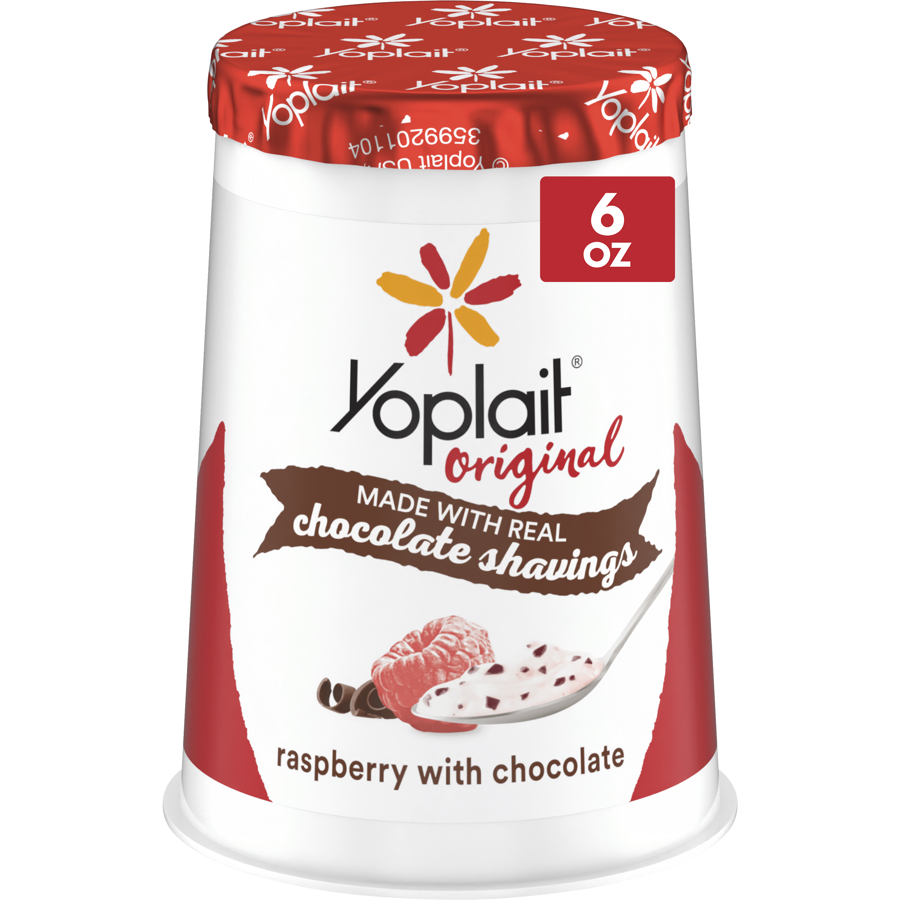 Yoplait Original Single Serve Raspberry with Chocolate Yogurt