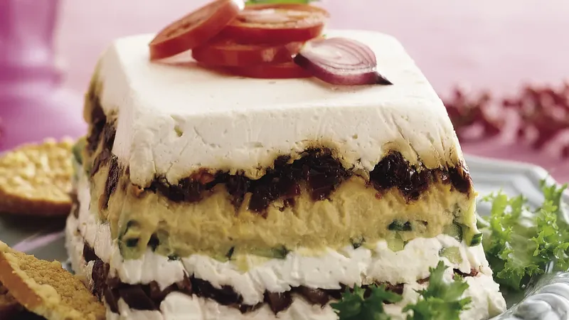 Mediterranean Layered Torte Recipe - BettyCrocker.com