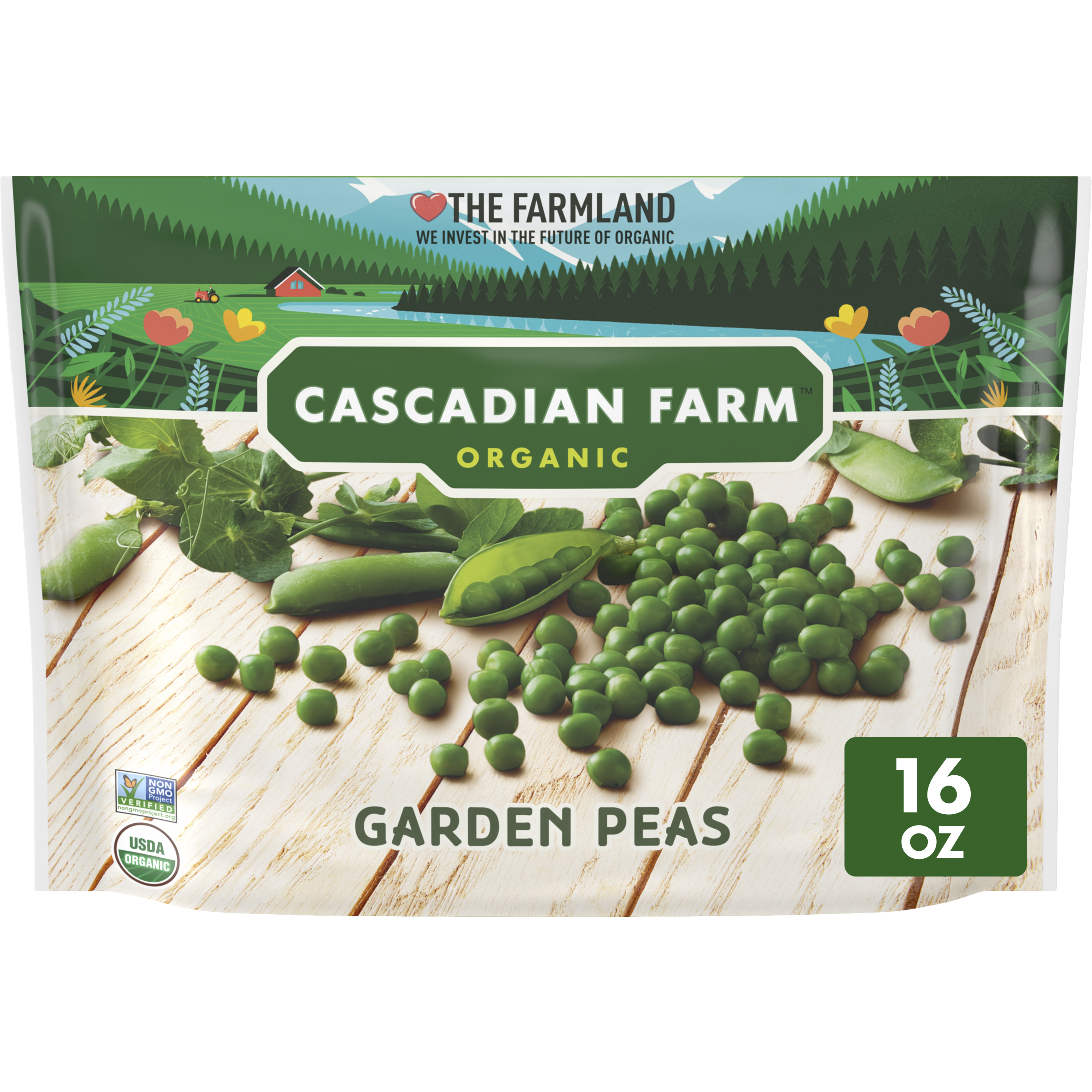 Frozen Garden Peas | Cascadian Farm Organic