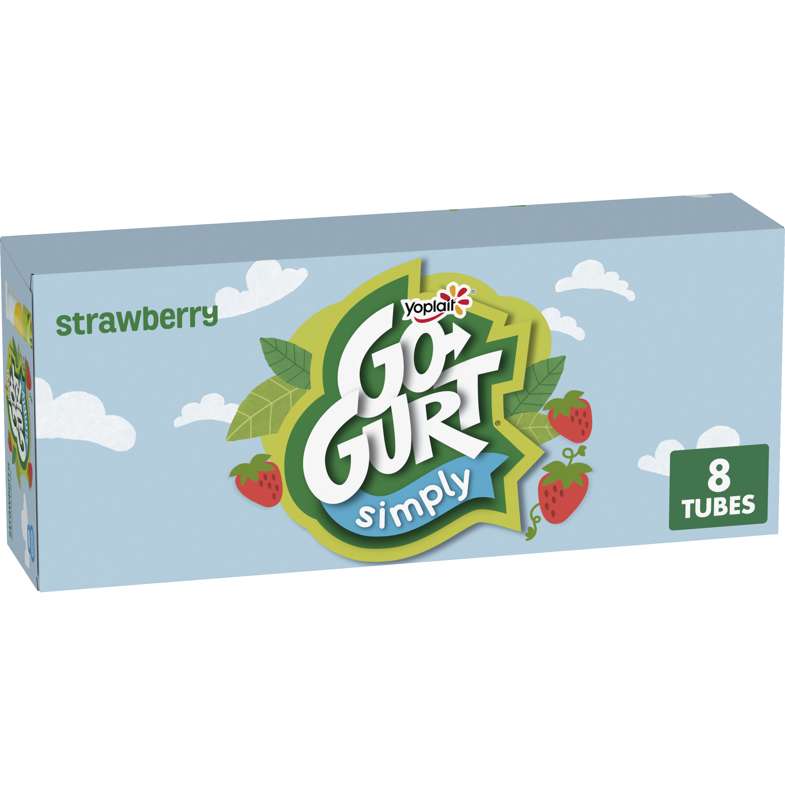 Simply Strawberry Go-GURT Yogurt 8 Pack | Kids Yogurt Tubes