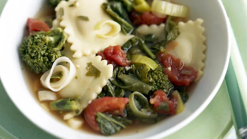 Skinny Broccoli Rabe and Ravioli Recipe - BettyCrocker.com