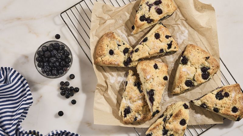 Lemon-Blueberry Scones Recipe - BettyCrocker.com