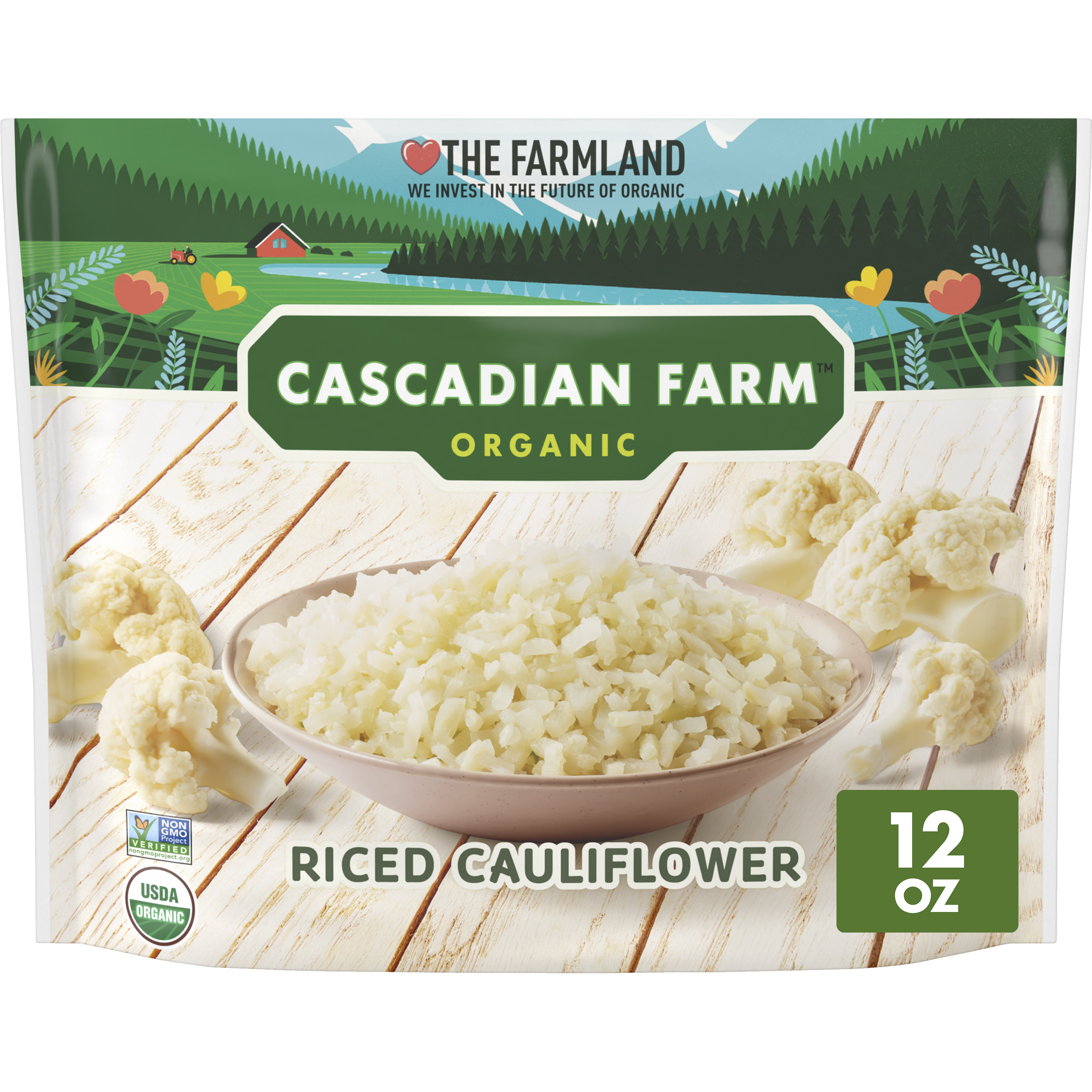 Frozen Riced Cauliflower | Cascadian Farm Organic