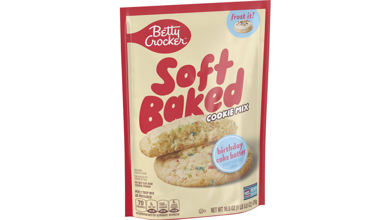 Betty Crocker™ Soft Baked Birthday Cake Batter Cookie Mix ...