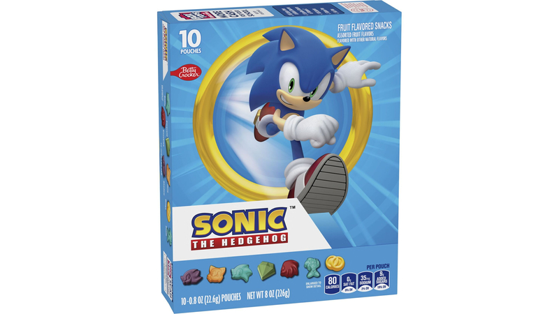 Betty Crocker™ Fruit Flavored Snacks Sonic The Hedgehog - BettyCrocker.com