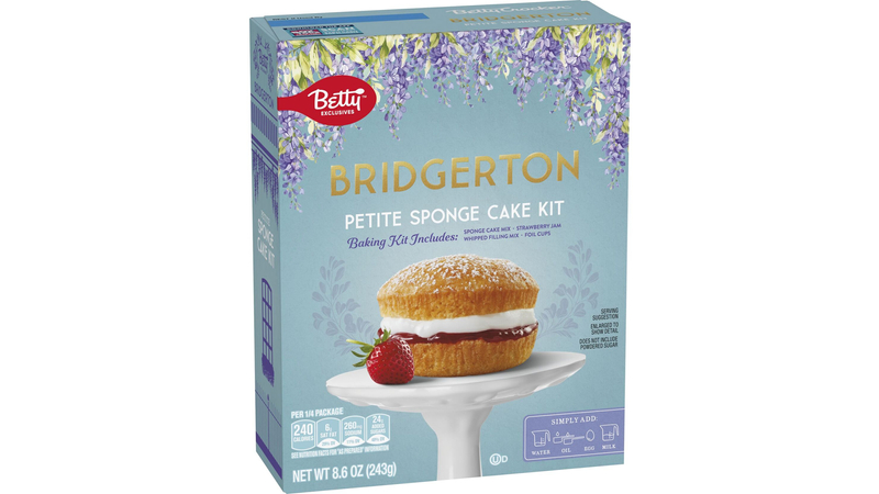 Betty Crocker Bridgerton Petite Sponge Cake Baking Kit - BettyCrocker.com