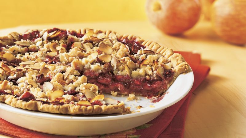 Raspberry-Apple Crumb Pie Recipe - BettyCrocker.com