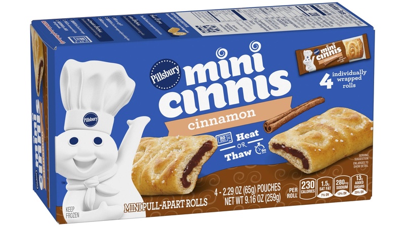 Pillsbury Mini Cinnis, Pull-Apart Cinnamon Rolls, 4 Rolls, 9.16 oz ...